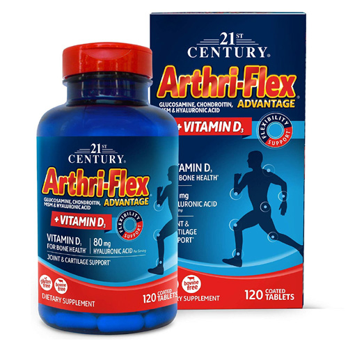 Arthri-Flex Advantage + витамин D3 120 таб. 21st Century